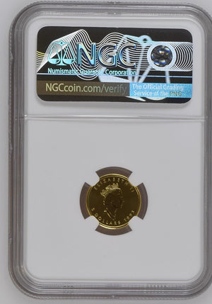 Canada Gold 1993 $5 Maple Leaf .1oz, .9999