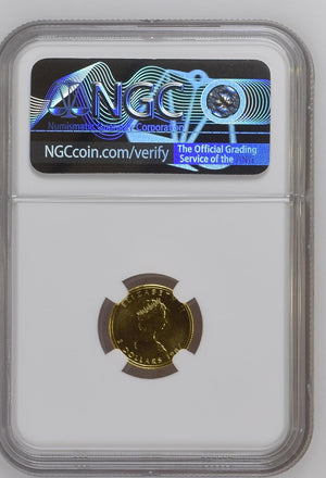 Canada Gold 1987 $5 Maple Leaf .1oz, .9999