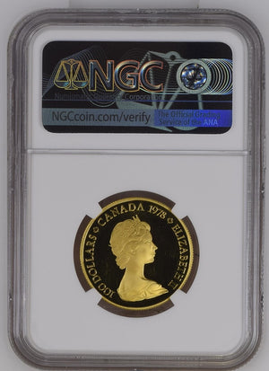 Canada Gold 1978 $100 Canadian Unity PF .5oz, .918