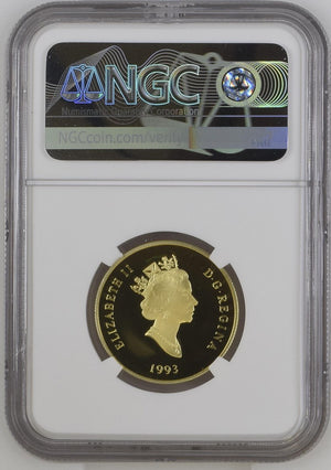 Canada Gold 1993 $100 Horseless Carriage PF .25oz, .583