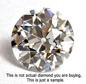 Loose diamond Old European Cut 0.13ct, VS2, E