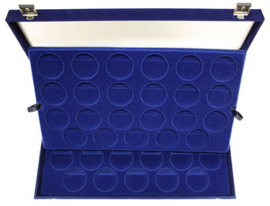 J&M Silver Dollar 46 Coin Case ( to fit Capsules with ring inserts)