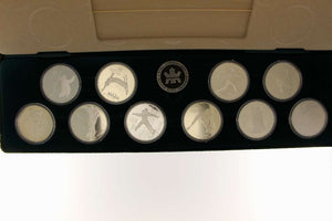 Canada Silver 1985 $20 Set Complete 1985-1987 Calgary Olympics Coins,
