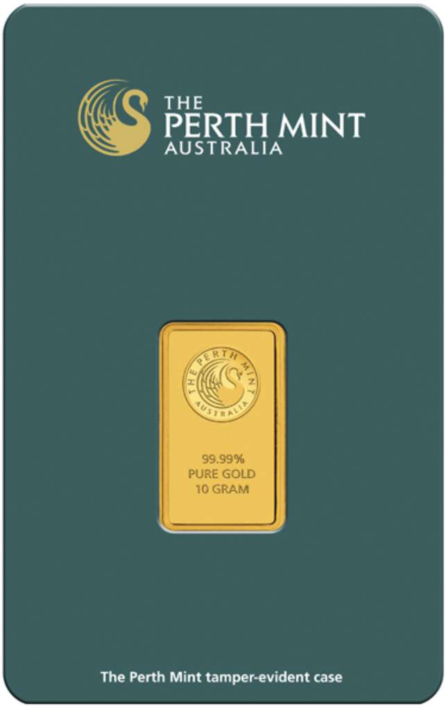 Perth Mint Gold .9999 10 gr. Bar Sell