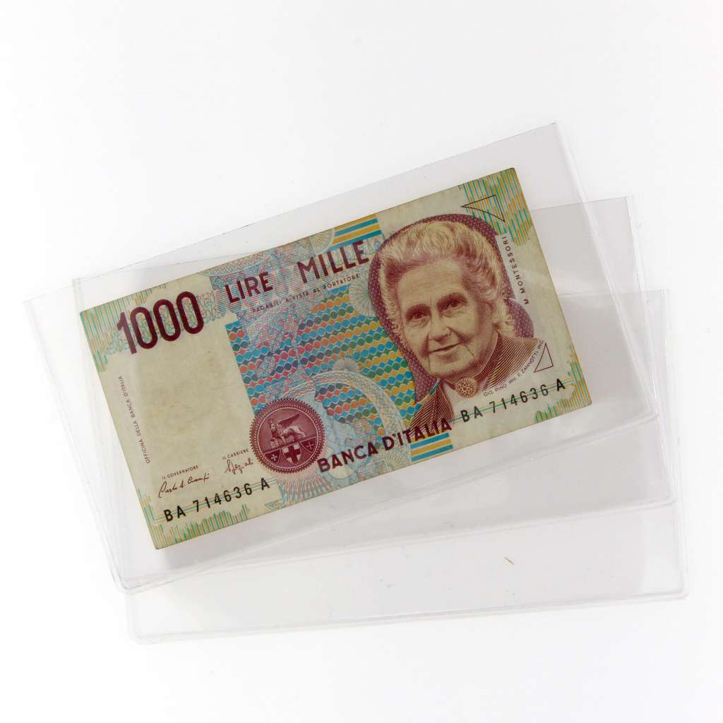 CWS RCH1 Small Rigid Currency Holders per ea