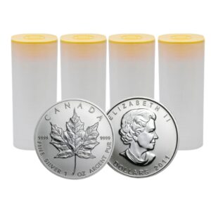 Canada Silver .9999 1 oz Maple Leaf Coin Tube - Vancouver
